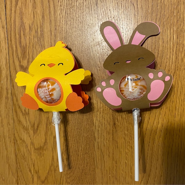 Easter Lollipop Holder SVG Instant Download for Cricut & Silhouette ...
