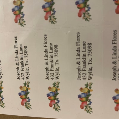 30 Personal Address Labels Trees for All Seasons bx 485c - Etsy