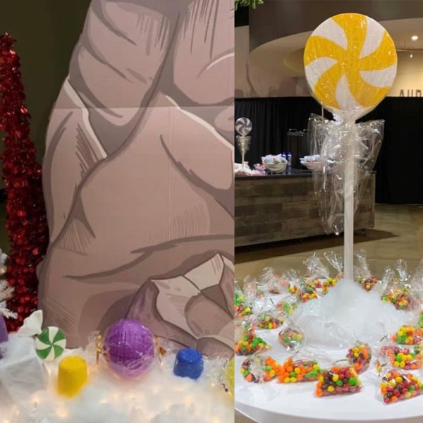 Gumdrop Table Decorations , 5 - 4" Small Decoration - Christmas ...