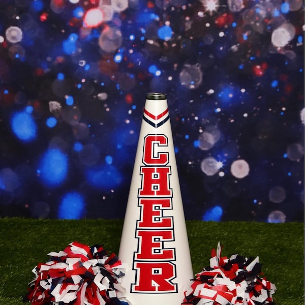 4 PACK 13"- 32" Custom Cheer Megaphones - Etsy