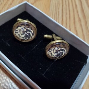 Civil War Captain Cufflinks Mens America Superhero Geek Nerd Cufflinks ...