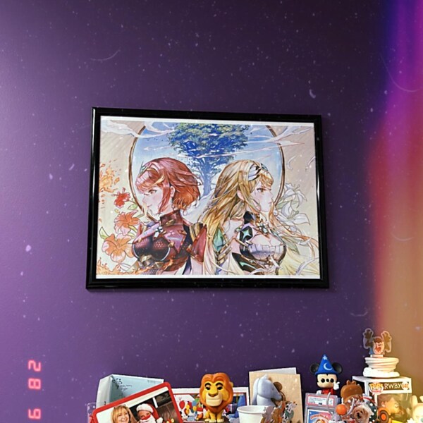 Pyra and Mythra Xenoblade Chronicles 2 XB2 A3 Art Print - Etsy UK