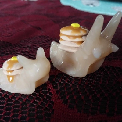 Breakfast Snail: Pancakes With Baby Pancake Snail - Etsy