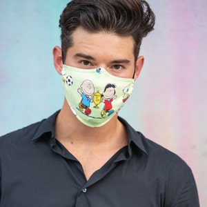 Peanuts Packed Characters Cotton Fabric - Etsy