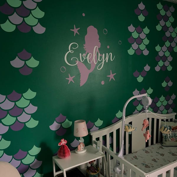 Rainbow Wall Decal Playroom Wall Decal Rainbow Wall Art Decal Girls ...