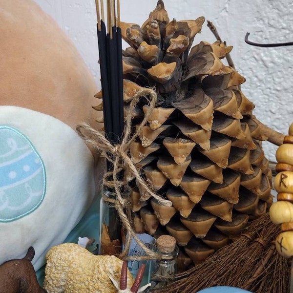 Spirit Summoning | Norse Pagan Incense Sticks X 9 W/ Glass Container ...