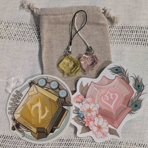 FFXIV Azem Charm Glow Handmade Convocation Soul Crystal Keychain Final ...