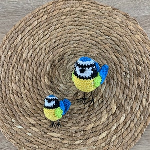 Lifelike Blue Tit Bird Crochet Pattern - Etsy