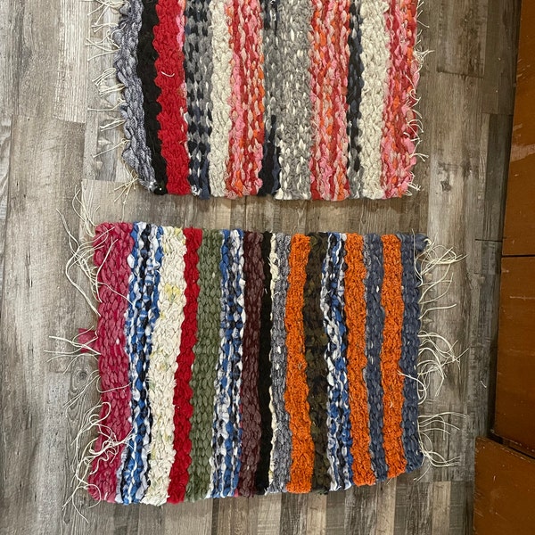 100% Wool Rag Rug Blanket Yarn Selvedge Strips (multi-coloured) - Etsy