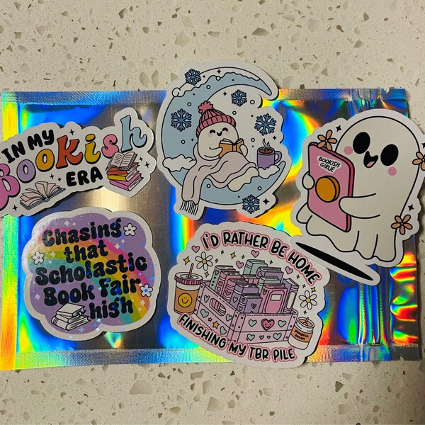 In My Bookish Era Sticker L Bookworm Sticker | Bibliophile Sticker ...