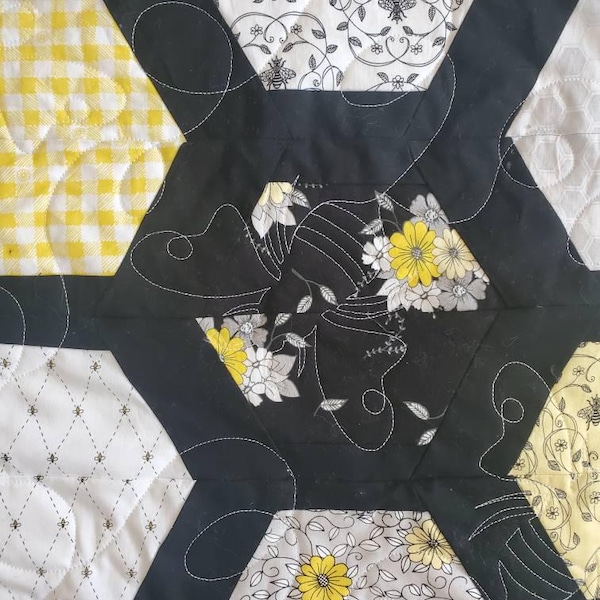 Fluffy Clouds Longarm Quilting Digital Pantograph Used in E2E (edge to Edge) Quilting With PDF ...