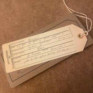 George Orwell's 1984 Bookmark Winston Smith's Employee ID - Etsy