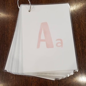 Printable Alphabet Flash Cards Classroom Decor Toddlers - Etsy UK
