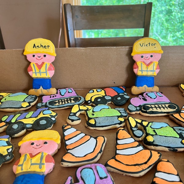 Construction Worker Cookie Cutter: Food Safe PLA Plastic - Etsy