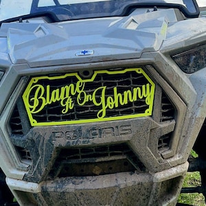 Custom Steel “joker” Polaris RZR Grill Insert - Etsy