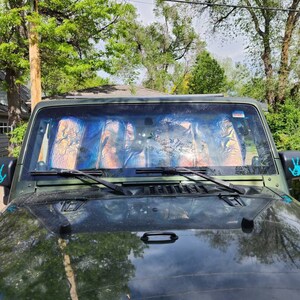 Alien Hand Wave Peace for Jeep Side Mirrors Wave Decal Set of 2 Hand ...