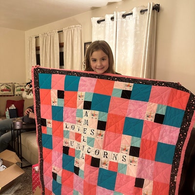 Large Game Quilt Pattern and Fabric Panel - Etsy