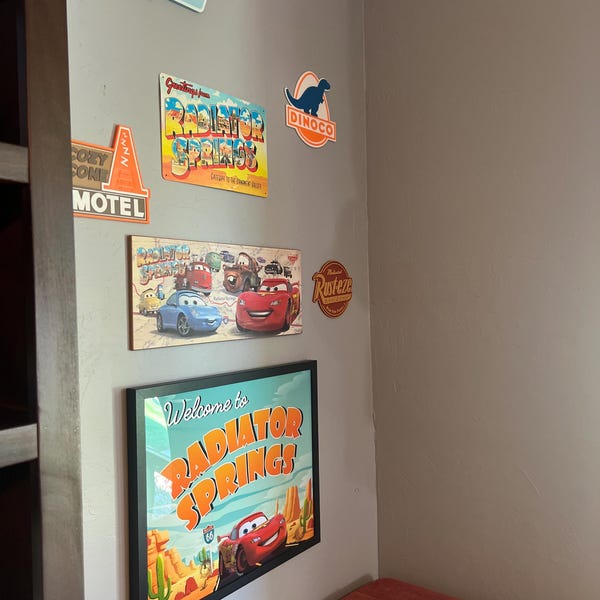 Welcome to Radiator Springs Sign Cars Birthday Party Welcome Sign ...