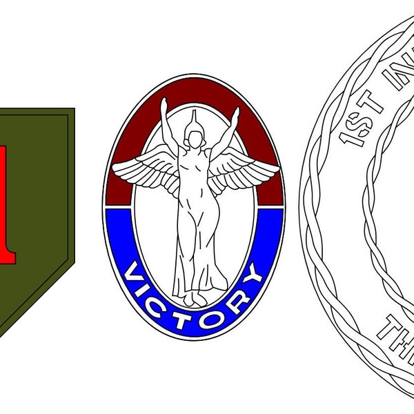 101st Airborne Division SSI + DUI, Digital, SVG - Etsy