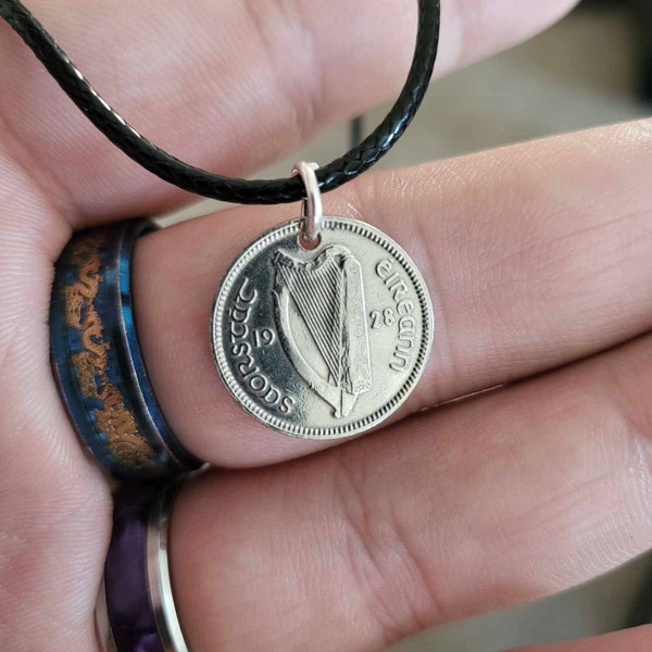 IRELAND Rabbit Coin Necklace - Pendant Charm - Irish Bunny Celtic Music ...