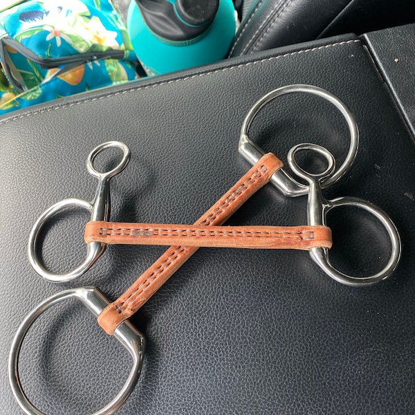 Leather Boucher Snaffle Bit - Etsy