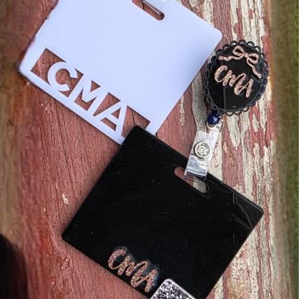 Vertical and Horizontal Blank ID Badge Backer File - Etsy