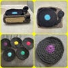 Spin Your Record Player Coasters Crochet Pattern - Etsy