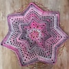 CROCHET PATTERN Rose Sienna Triangle Shawl Written Pattern Instant PDF ...