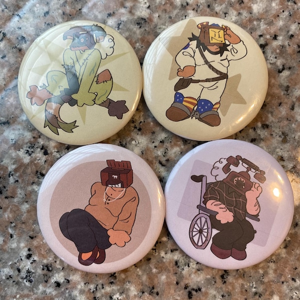DIALTOWN Pins / Buttons - [wave 1] - Etsy