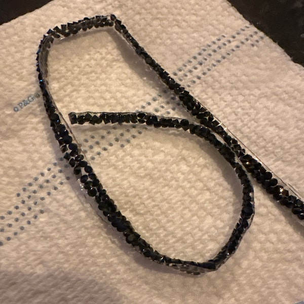 Hotfix Rhinestone Ribbon Roll---iron on Crystal Ribbons Hotfix ...