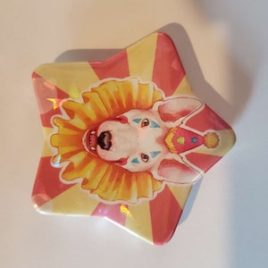 Edgar the Clown Bully Star Shaped Holographic Badge - Etsy