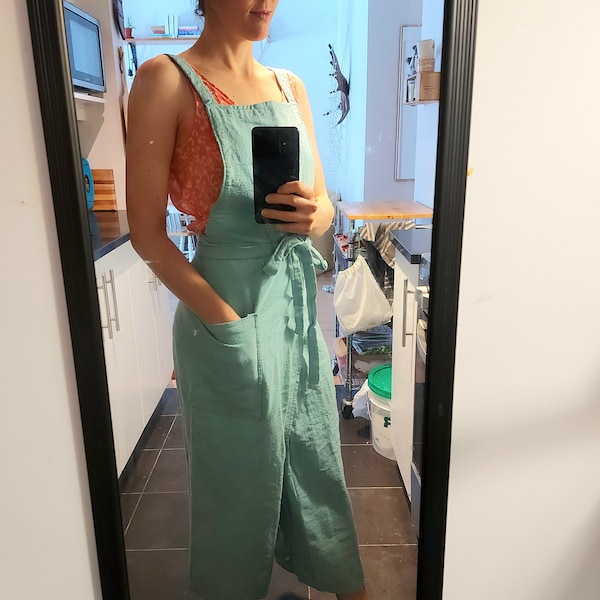 Aqua Blue Durable Cotton Canvas Pottery Apron Ceramic Apron Throwing ...