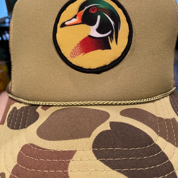 Mallard Duck Corduroy Rope Snapback Hat Cap Nature Hunting Waterfowl - Etsy