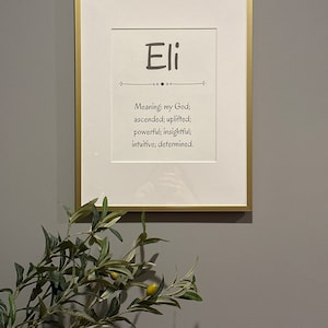 Elliot Baby Name Meaning Baby Names Nursery Sign Boy Names Printables ...