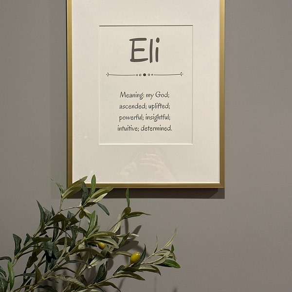 Ethan Baby Name Meaning Baby Names Nursery Sign Boy Names Printables Instant Digital Downloads ...