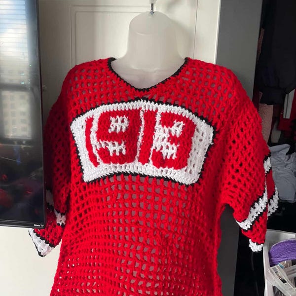 1913 + Line Number Crochet Mesh Jersey by Rachel Mcbride - Etsy