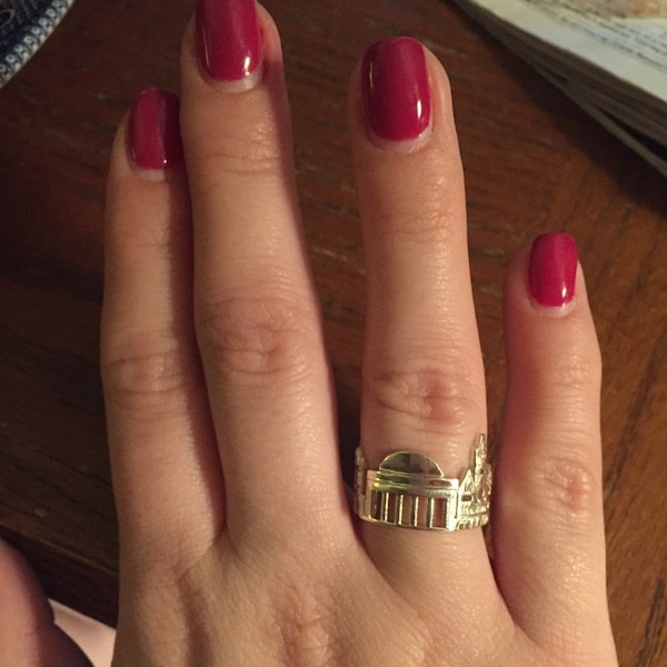 Boston, MA Cityscape Ring | Collage Graduation Gift for Her | Cambridge ...