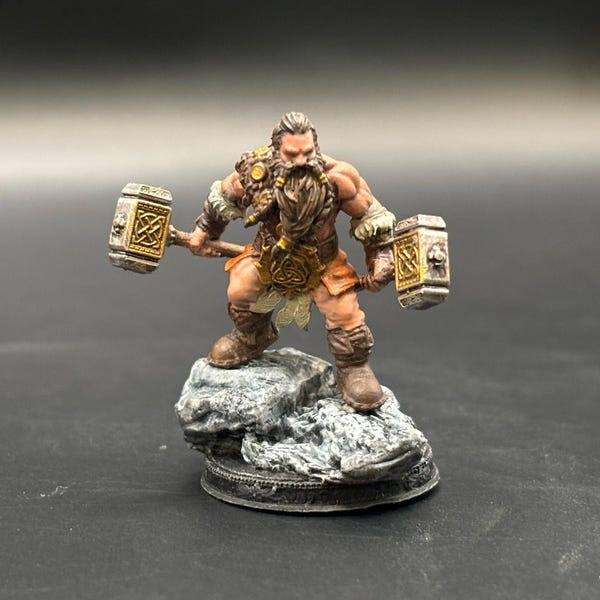 Draconic Longsword Warrior Knight Miniature 32mm Scale - Dragonborn ...