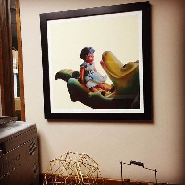 Listen Closely ~PAPER PRINT From "suits" by Artist Heather Millar - Etsy