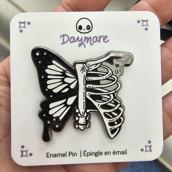 Broken Wing Hard Enamel Pin - Etsy