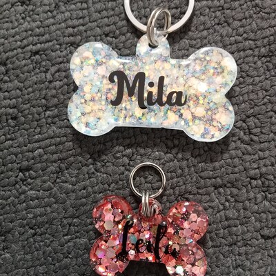 Beach Dog Tag, Resin Dog Tags, Dog Tags, Personalised Dog Tags, Custom ...