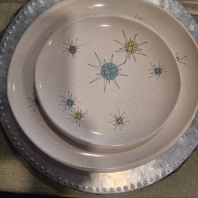 Vintage Franciscan Starburst Dinnerware 1950s Star Design MCM Mid ...