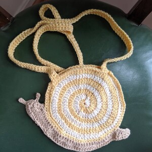 Snail Bag Crochet PATTERN, English Spanish, Beginner PDF Instant ...