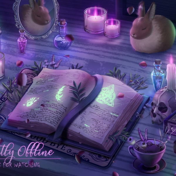 Animated Twitch Stream Package Overlay / Halloween Spooky Eyes Tea ...