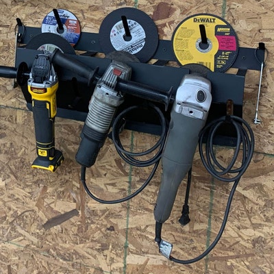 6 Angle Grinder Holder Rack DXF Files for Plasma Cut, Workshop, Garage ...