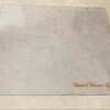 Monogrammed Clear Writing Pad, Light Pad Writing Blotter, Desk Mat ...