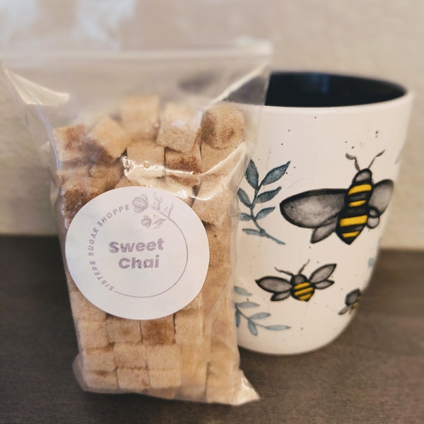 Infused Mini Sugar Cubes -50 Count Box- Handcrafted, for Tea or ...