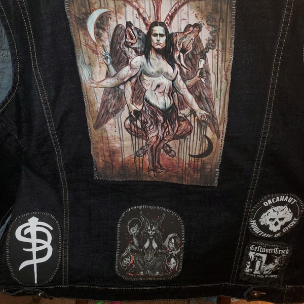 Samhain Danzig Werewolf Demon Patch , Back Patch Size , Heavy Metal ...