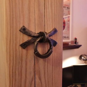 Hand Forged Iron Ring Pull / Barn Door Hardware / Barn Door - Etsy