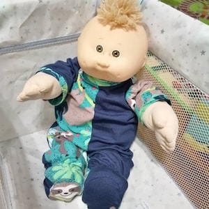 1984 Vintage 18 Soft Sculpture Cloth Doll Pattern Boy Girl Like Cabbage ...